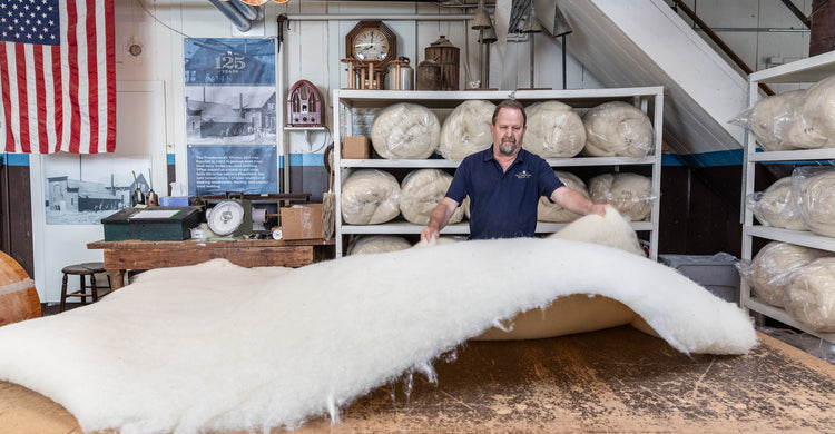 Understanding Wool: Batting, Filling, and Fluff – Frankenmuth Woolen Mill